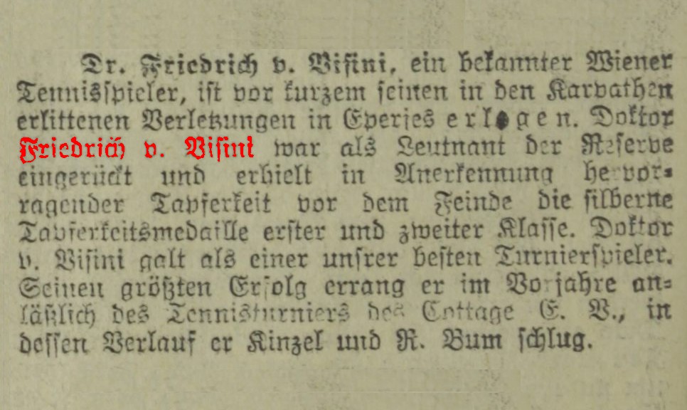 Wien - Friedrich Ritter von Visini