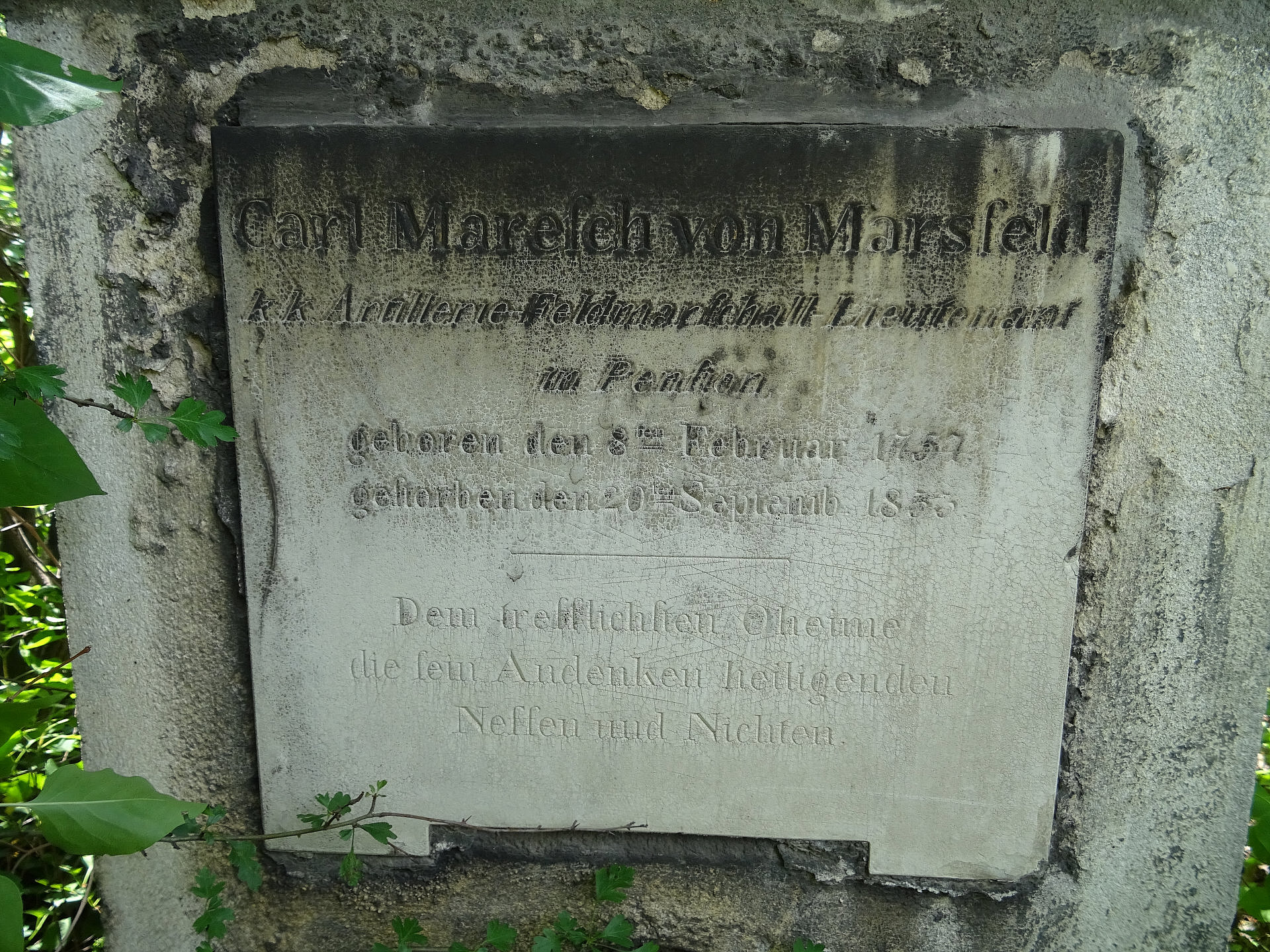 Wien - Carl Maresch von Marsfeld